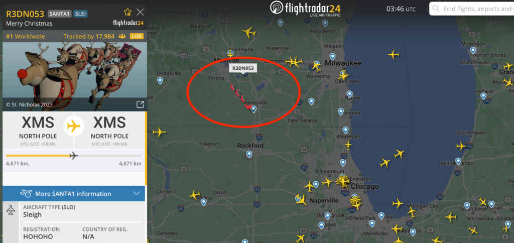 Have your tracked your Santa Claus' flight in Flight Radar? - Aviation ...
