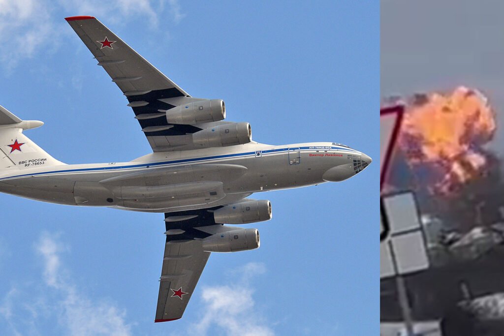 Russian Il-76 plane carrying Prisoners of Russia Ukraine War crashed